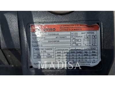 2020 Caterpillar FG25N5-LE Forklift For Sale, 3,321 Hours | Piedras ...