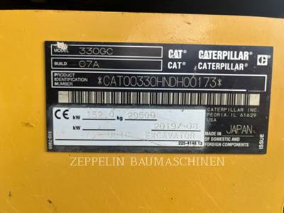 2019 Caterpillar 330GC Excavator For Sale, 4,654 Hours | Osnabrück ...