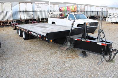 2007 Towmaster T-40 Equipment Transport Trailer Beavertail 20 Ton ...