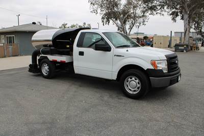 2013 Ford F-150 XL Masco Stainless Steel Parking Lot Street Sweeper ...
