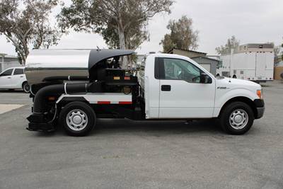 2013 Ford F-150 XL Masco Stainless Steel Parking Lot Street Sweeper ...