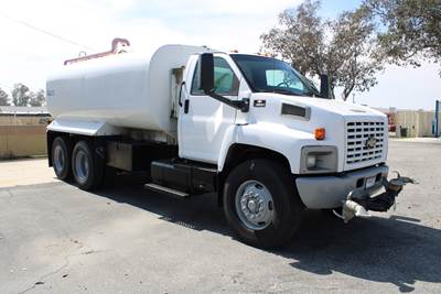 2003 Chevrolet C8500 Stainless Steel 3500 Gal Klein Water Tank Truck ...