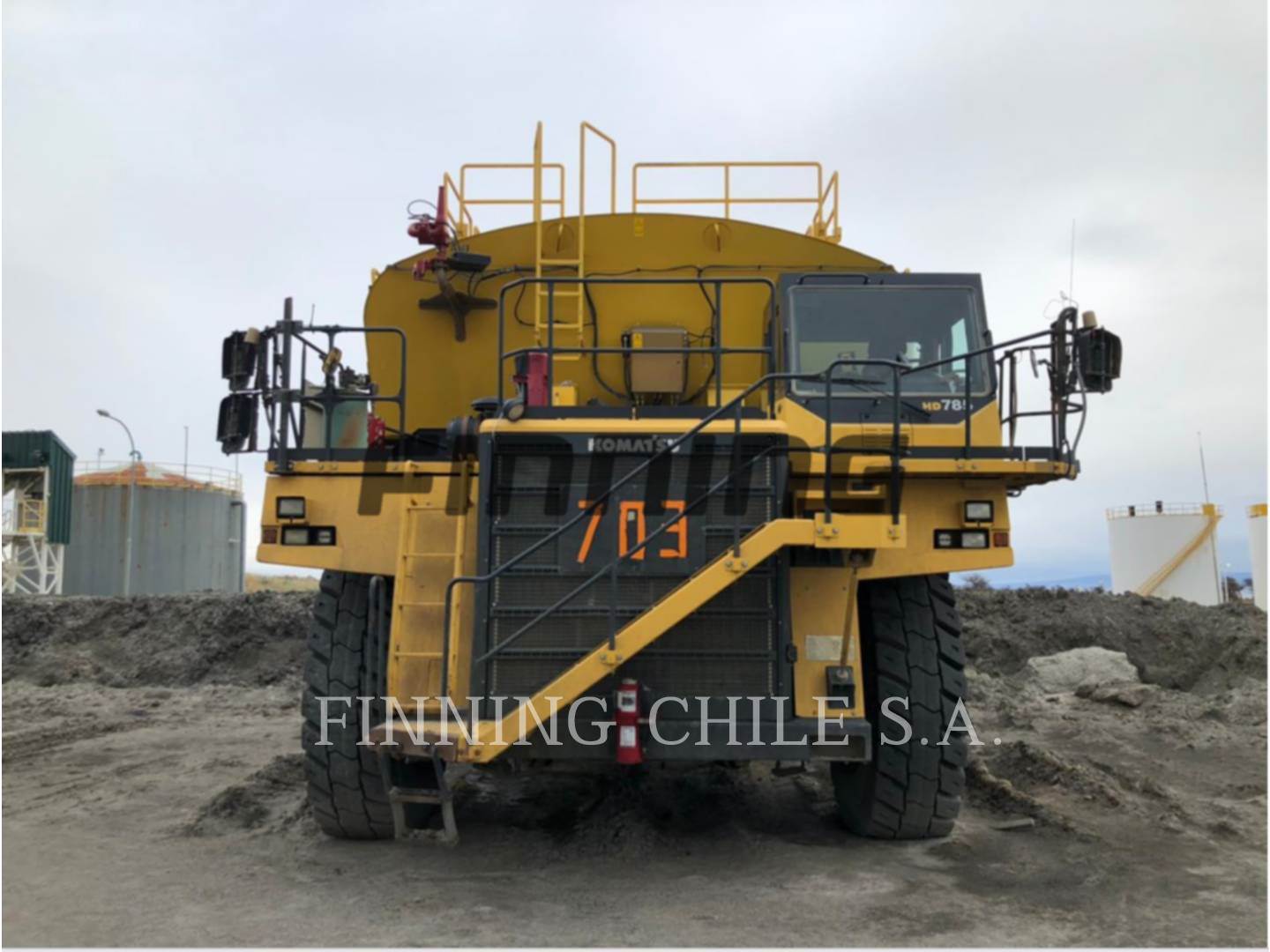 2012 Komatsu HD785-7 Water Truck For Sale, 26,062 Hours | Punta Arenas ...