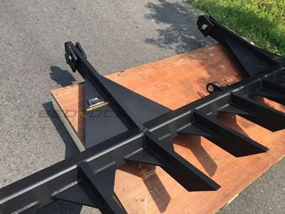 Bedrock 10FT Universal Root Rake for Caterpillar D8 D9 D10 Bulldozer ...