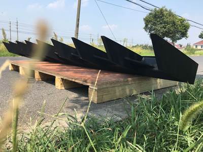 Bedrock 10FT Universal Root Rake for Caterpillar D8 D9 D10 Bulldozer ...