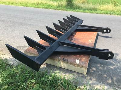Bedrock 10FT Universal Root Rake for Caterpillar D8 D9 D10 Bulldozer ...