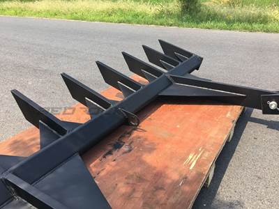 Bedrock 10FT Universal Root Rake for Caterpillar D8 D9 D10 Bulldozer ...
