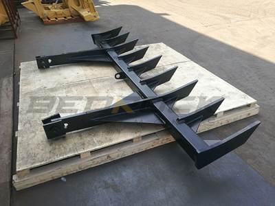 Bedrock 10FT Universal Root Rake for Caterpillar D8 D9 D10 Bulldozer ...