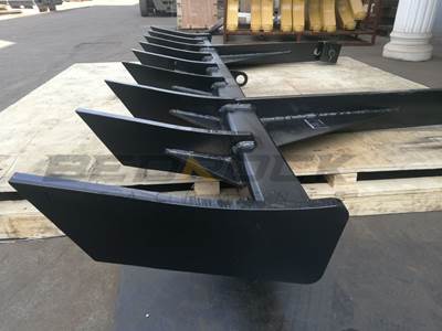 Bedrock 10FT Universal Root Rake for Caterpillar D8 D9 D10 Bulldozer ...