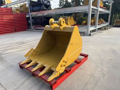 Bedrock CAT 312 Severe Duty Bucket, 42in, 0.65m3, 5 Teeth. 2 x 65mm ...