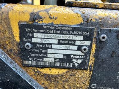 2020 Vermeer SPX25 Trencher For Sale | Dayton, MN | Z209054 ...
