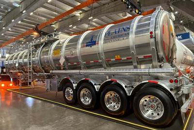 2025 TRUXTON DOT407 285BBL (12,000) TRI-AXLE DOUBLE CONICAL ALUMINUM ...
