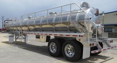 2025 EXA 150BBL VACUUM ALUMINUM WITH WALKWAY Tank Trailer For Sale ...