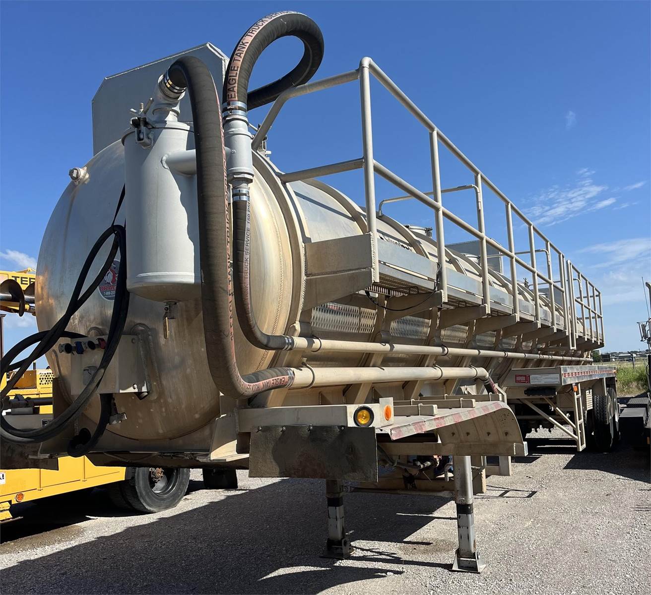 2020 Dragon 150 BBL / ALUMINUM / FRUITLAND PUMP Vacuum Tank Trailer For ...