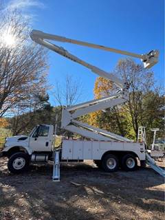 2008 International 7400 Boom / Bucket Truck - Altec Aerial Lift For ...