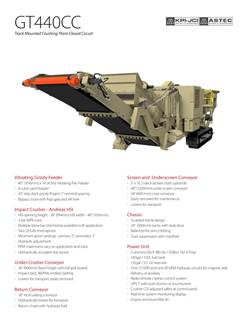 2019 KPI-JCI GT440CC Crushing Plant For Sale - Blowing Rock, NC ...