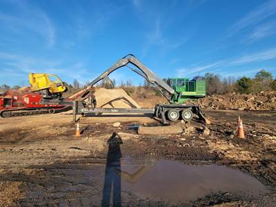 2017 John Deere 437E Log Loader For Sale, 8,200 Hours | Mid Atlantic ...