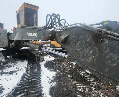 2018 Volvo EC250 Log Loader For Sale, 13,721 Hours | Northwest, NC ...