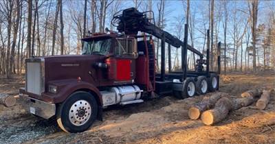 1987 Western Star Logging Truck - Barko 80 Log Loader For Sale ...