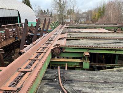 Cooper Overhead End Dogging Scragg Mill With Debarker And Gang Edger ...