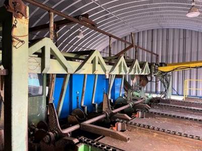 Cooper Overhead End Dogging Scragg Mill With Debarker And Gang Edger ...