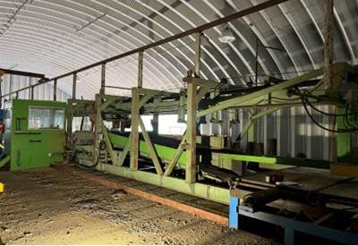 Cooper Overhead End Dogging Scragg Mill With Debarker And Gang Edger ...