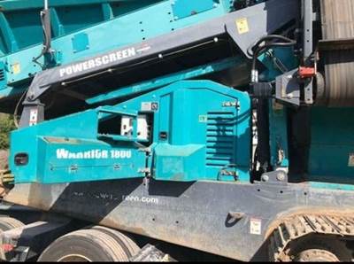 2016 Powerscreen Warrior 1800 Screening Plant For Sale, 2,400 Hours ...