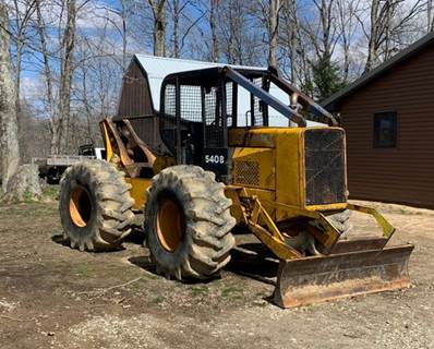 1984 John Deere 540B Skidder For Sale, 123,456 Hours | Central Usa, NC ...