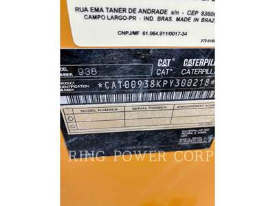 2025 Caterpillar 938QC Wheel Loader For Sale, 1,186 Hours | 10421 Fern ...