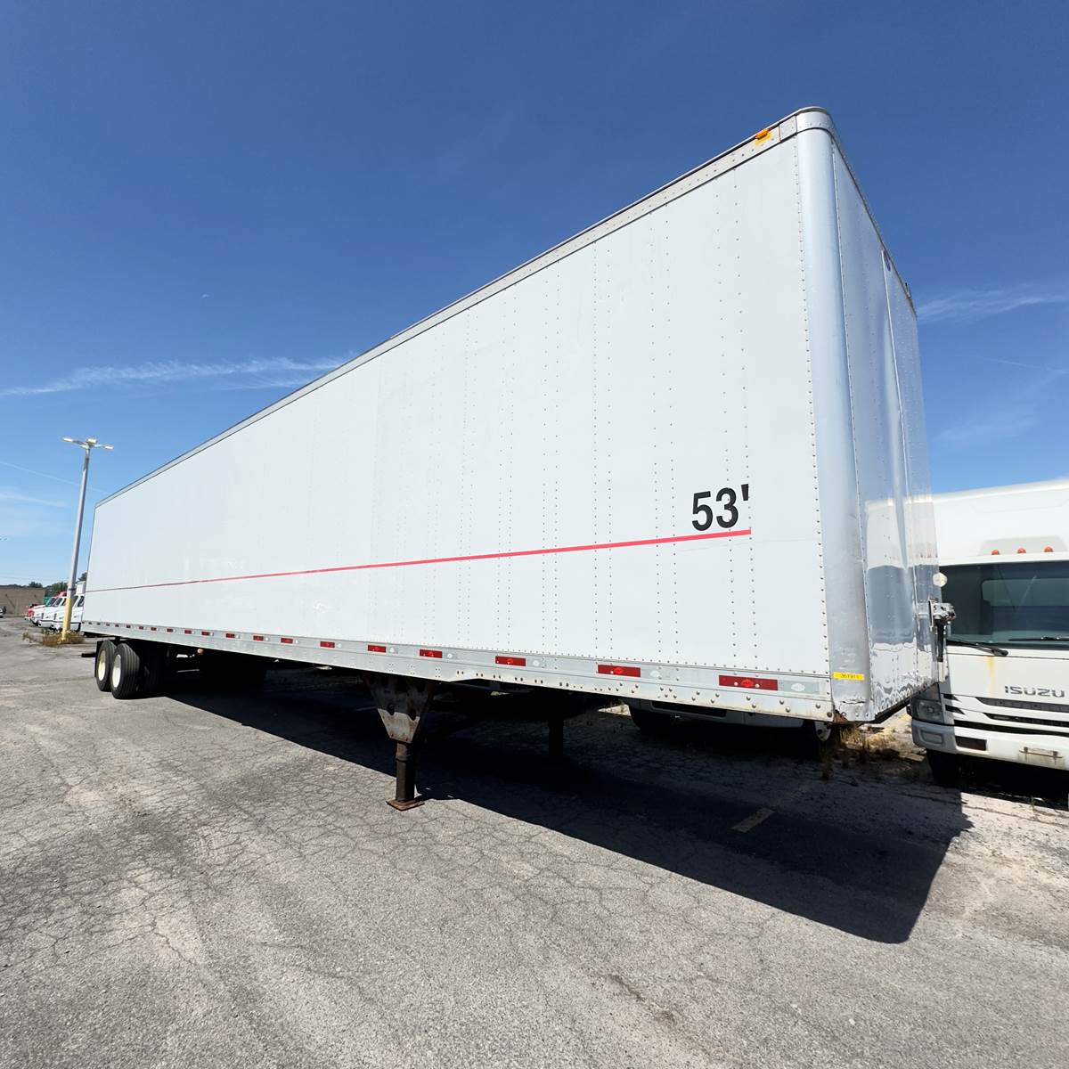 2012 UTILITY 4000DX 53 ft Dry Van Trailer - Swing Door, Air Ride For ...