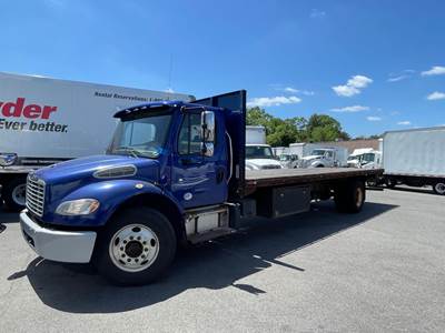 2017 Freightliner M2 106 26 ft Flatbed Truck - 280HP, 9 Speed Automatic For Sale | Farmingdale ...