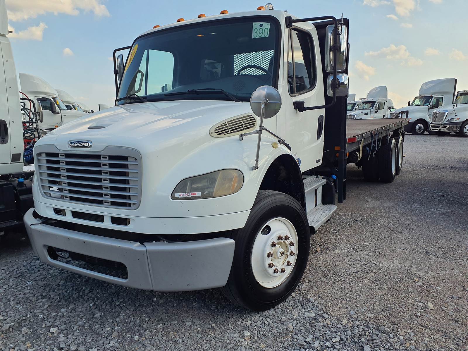 2012 Freightliner M2 106 Tandem Axle 24 ft Flatbed Truck - 350HP, 5 ...