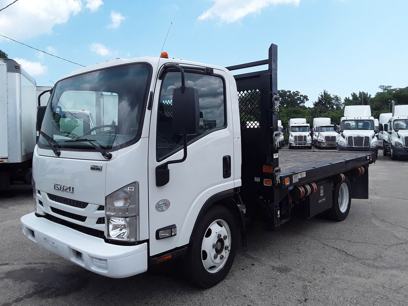 2018 Isuzu NRR 12 ft Flatbed Truck - 215HP, 6 For Sale, 121,075 Miles ...