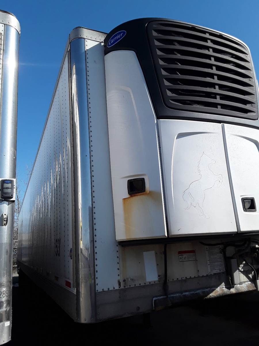 2015 UTILITY 53 ft Reefer Trailer - Single Axle, Roll up Door, Carrier ...