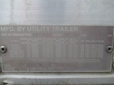 2015 UTILITY 53 ft Reefer Trailer - Single Axle, Swing Door For Sale ...