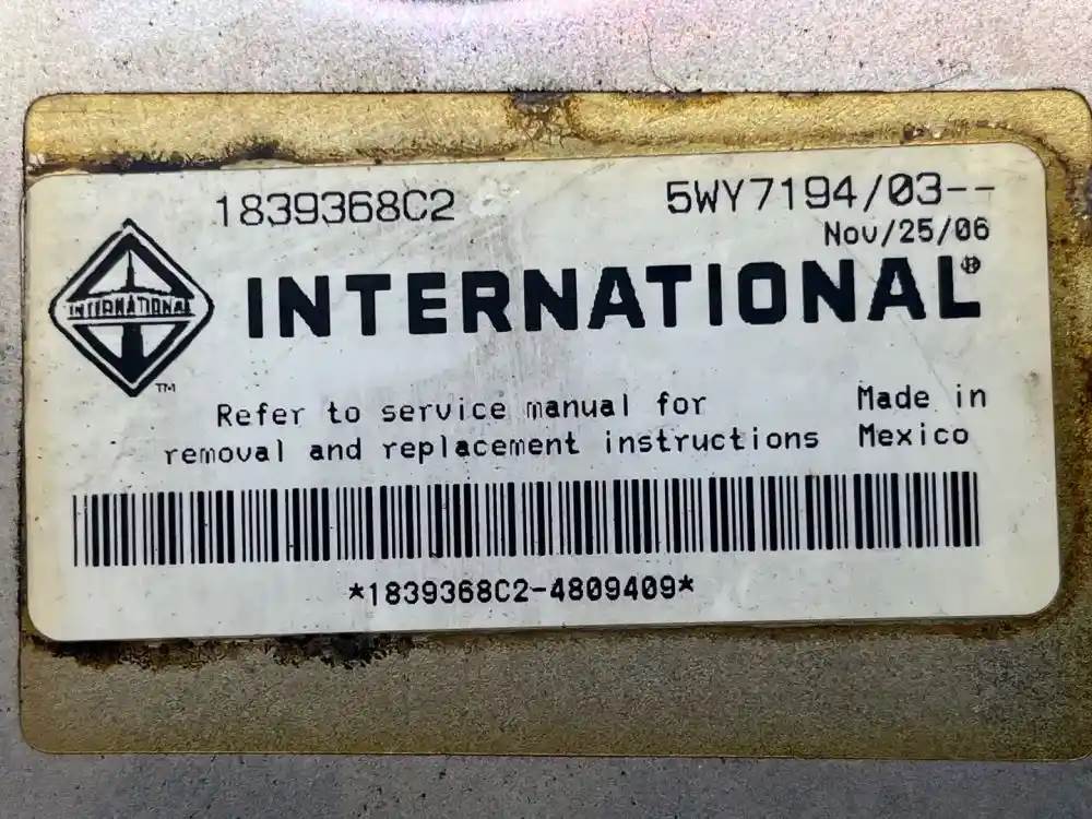 International DT466 Engine Control Module (ECM) for a 2007 ...