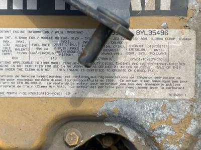 Caterpillar 3126B Engine for a 2000 Ford F-750 For Sale | Elkton, MD ...