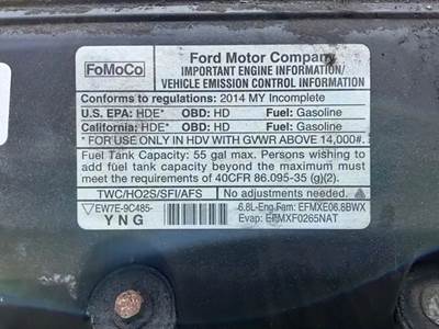 Ford 6.8L V-10 Engine for a 2014 Ford E-450 Super Duty For Sale ...