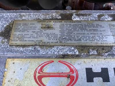 Hino J08E Engine for a 2010 Hino 338 For Sale | Elkton, MD | 9HMXH07 ...
