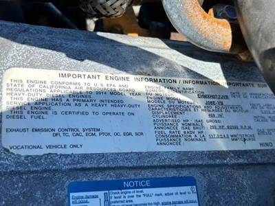 Hino J08E-VB Engine for a 2015 Hino 338 For Sale | Elkton, MD | EHMXH07 ...