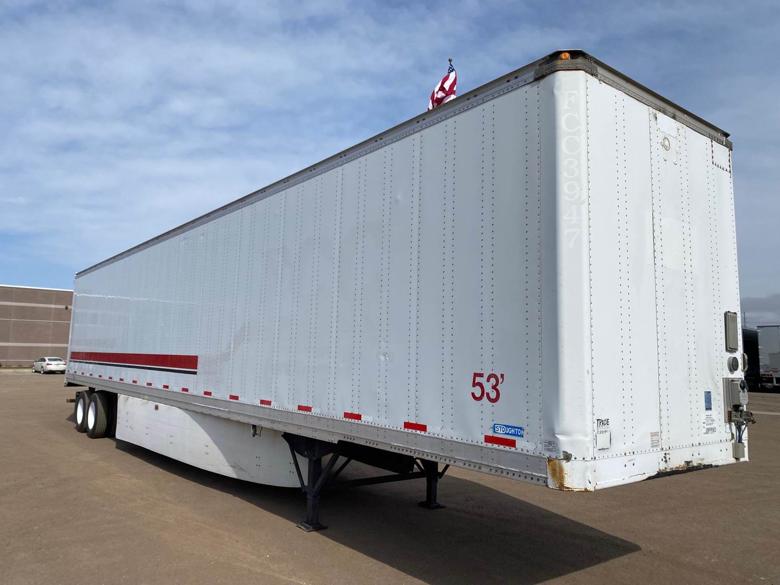 2013 Stoughton 53 ft Dry Van Trailer - Air Ride, Tandem Sliding Axle ...