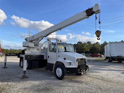 Freightliner FL80 Crane Truck - 2001 NATIONAL 800C Crane, 80ft Reach ...
