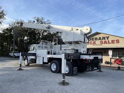 Freightliner FL80 Crane Truck - 2001 NATIONAL 800C Crane, 80ft Reach ...