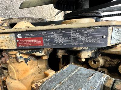Cummins 6BTA 5.9 Turbo Diesel Engine for Industrial Application; CPL 1889; P Pump; 200 HP ...
