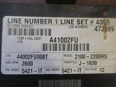 Allison 2100 HS Transmission Control Module (TCM) For Sale ...