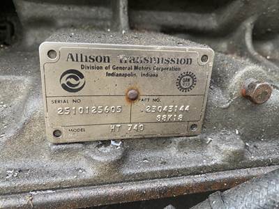 Allison HT740 Automatic Transmission For Sale - Springville, PA ...