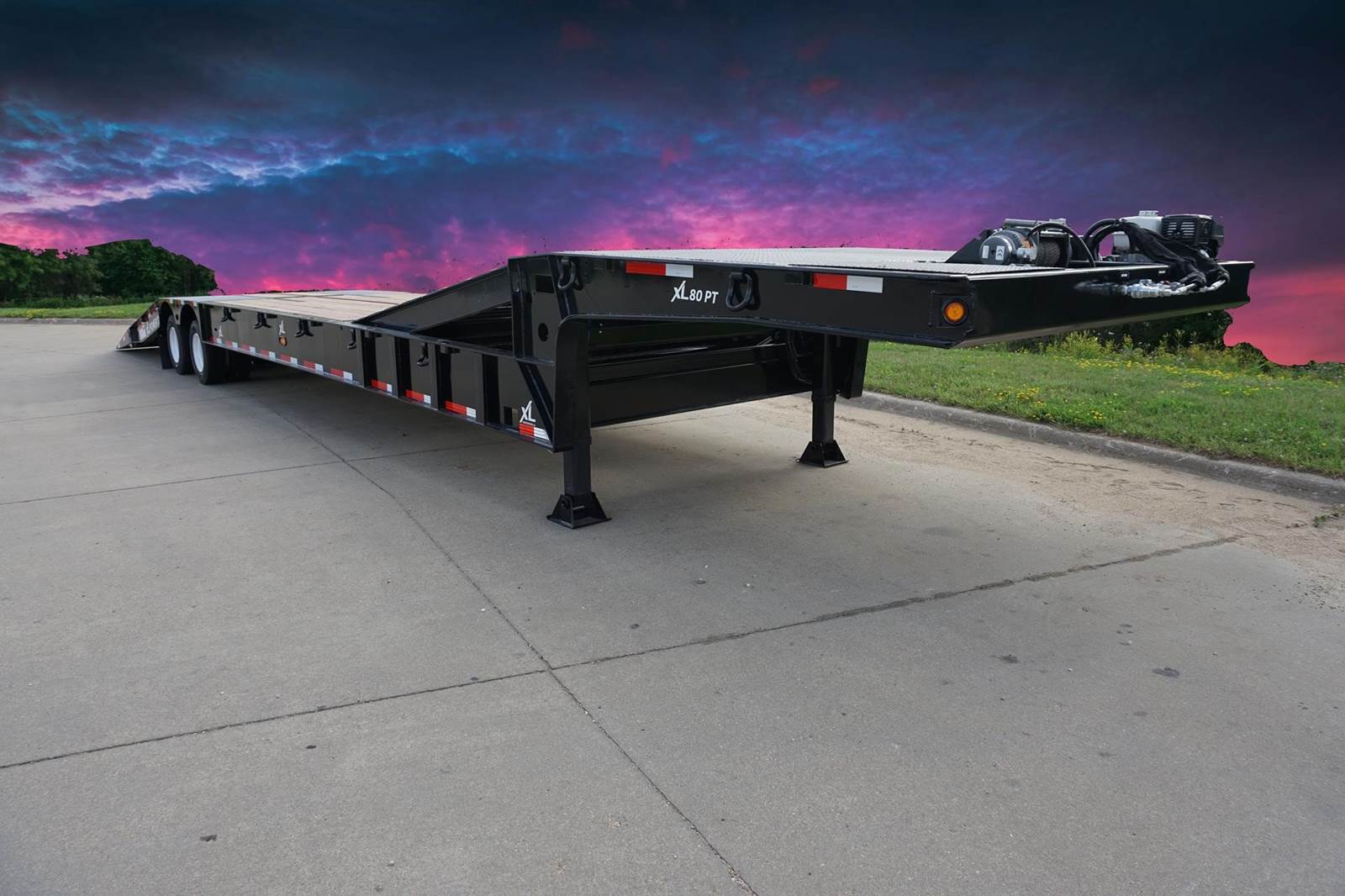 2025 XL Specialized 80 POWER TAIL Double Drop Trailer For Sale | Macon ...