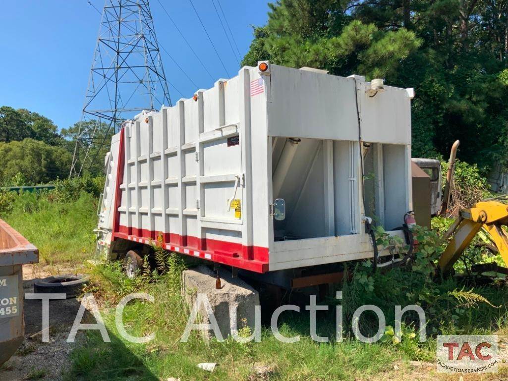 GH Manufacturing 25 Yard Split Body Rear Loading Garbage Body Location ...