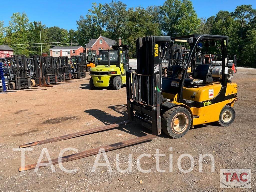 2008 Yale GLP060VX Pneumatic Tire Forklift For Sale, 4,074 Hours ...