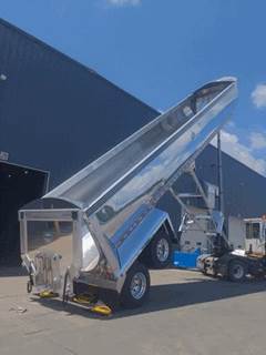 2025 MAC FRAMELESS ALUMINUM HALF ROUND End Dump Trailer For Sale ...